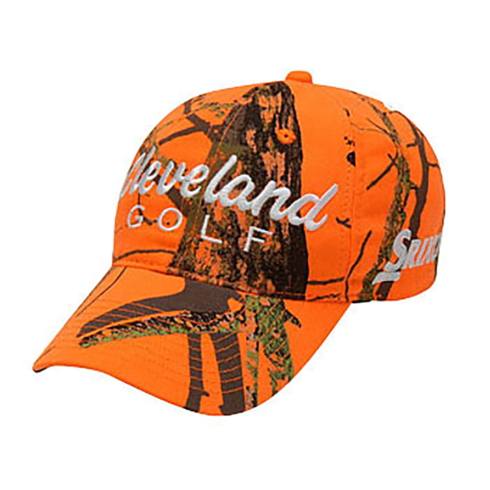 ジオテックゴルフ公式通販サイト / クリーブランド キャップ( オレンジ×カーキ×茶 )【CLEVELAND Boo Blaze Camo Cap】